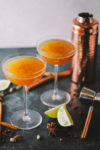 Cozy Chai Cocktail with Golden Raisin Rum & Vanilla Chai Syrup