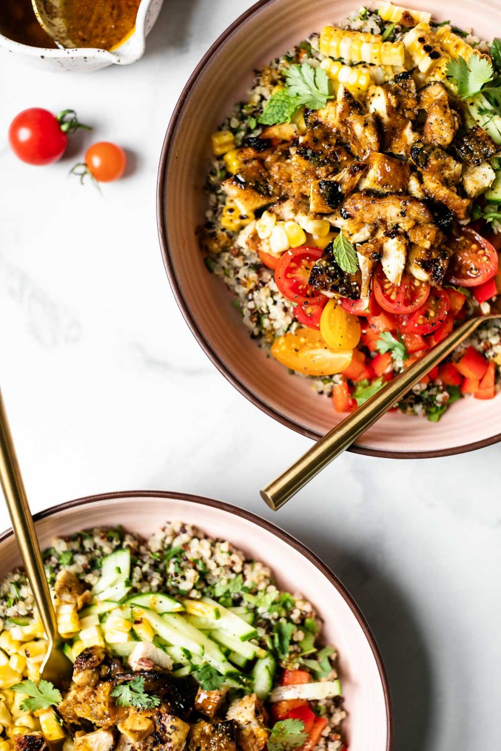 Glow Bowls - Nourishing Grilled Chicken & Quinoa Grain Bowls