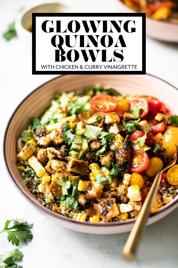 Glow Bowls - Nourishing Grilled Chicken & Quinoa Grain Bowls