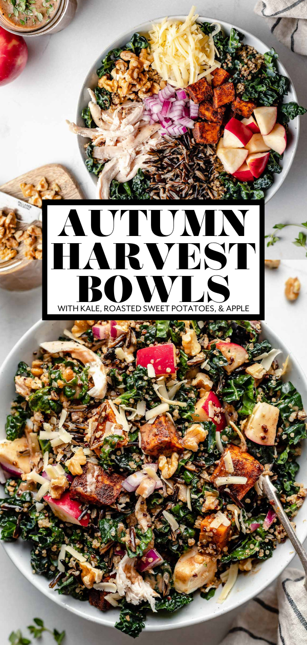 Cozy Autumn Grain Bowls with Maple Cinnamon Vinaigrette