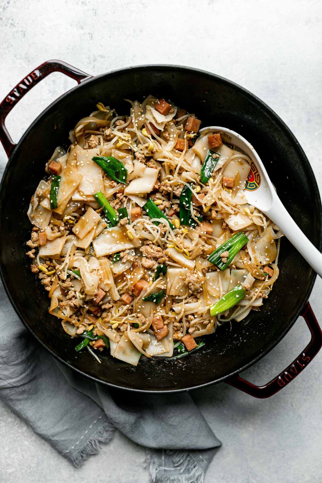 Hawaiian-Style Pork Chow Fun - Plays Well With Butter