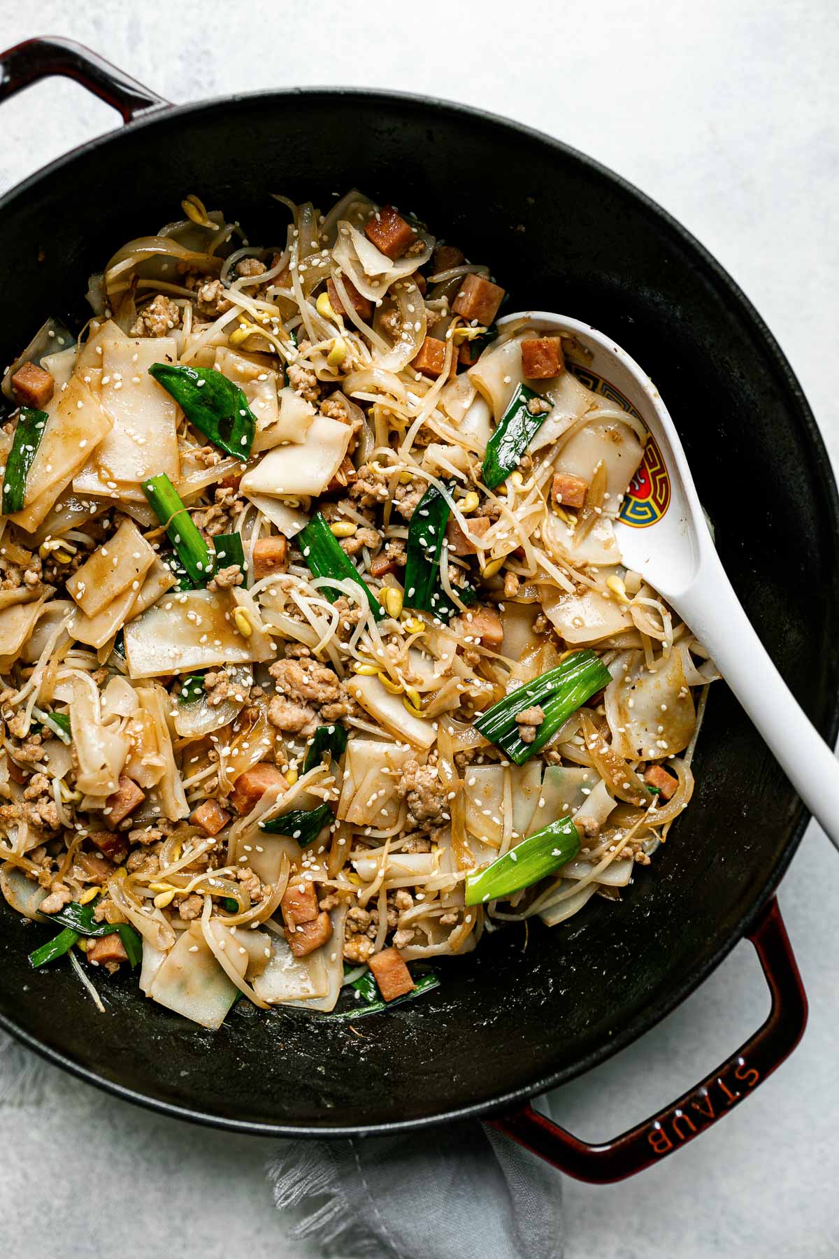Hawaiian-Style Pork Chow Fun - Plays Well With Butter