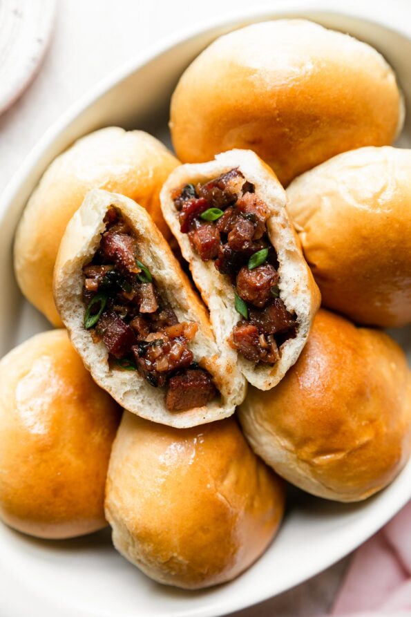 Easy Baked Manapua (Hawaiian-Style Char Siu Bao) | PWWB