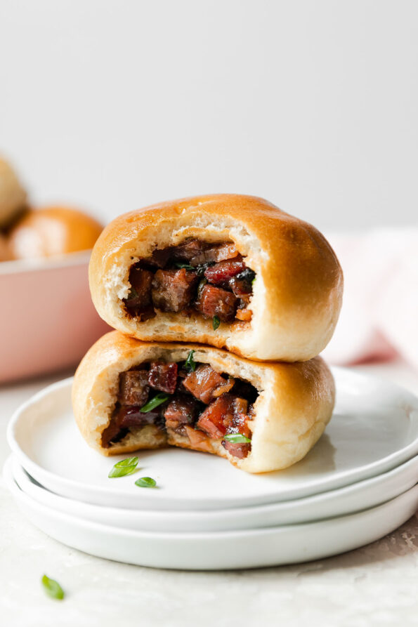 Easy Baked Manapua (Hawaiian-Style Char Siu Bao) | PWWB