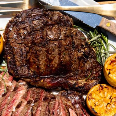 Grilled Tuscan Steak with Lemon, Garlic, & Rosemary | PWWB