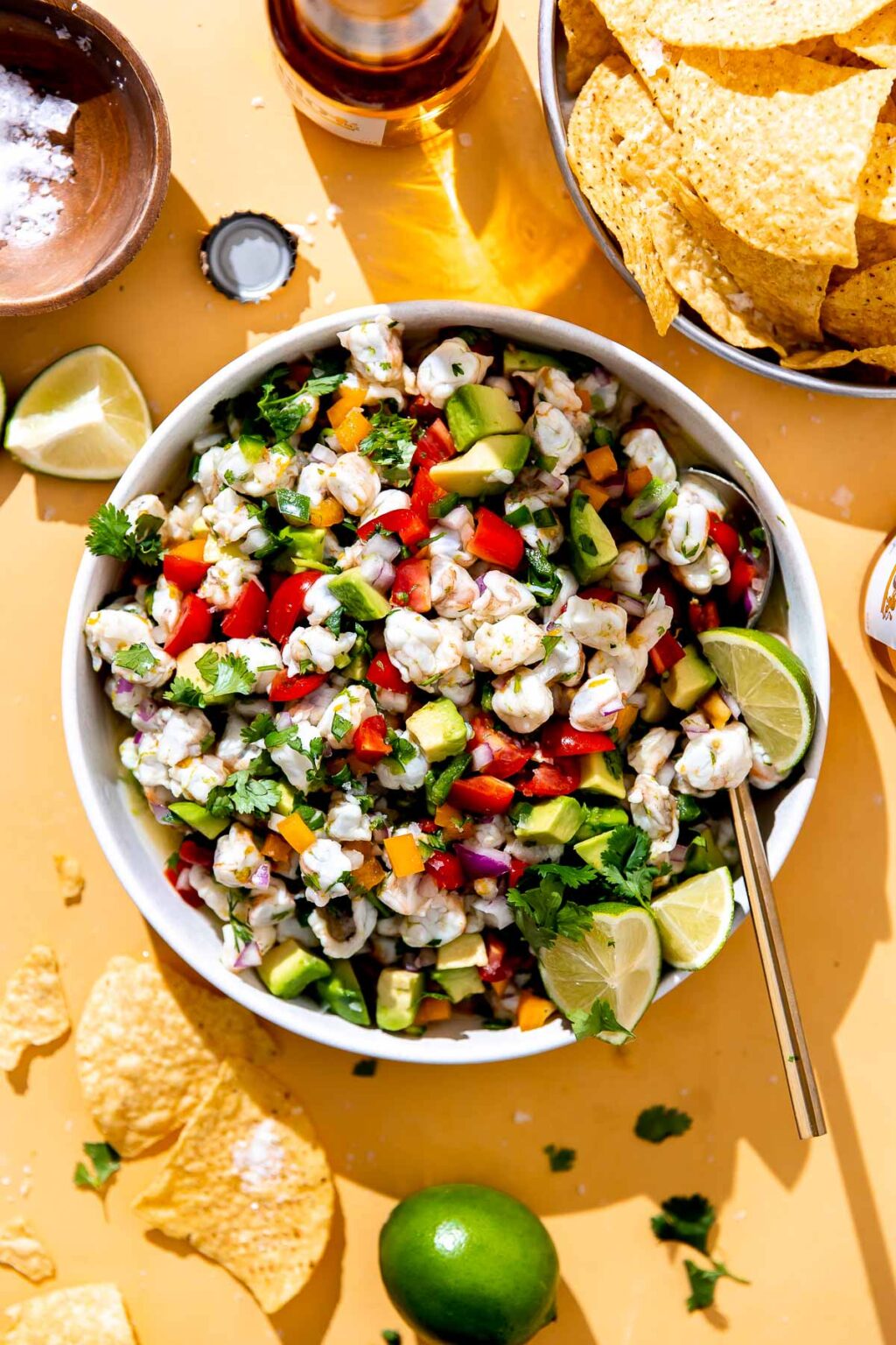 Simple, Citrusy Shrimp Ceviche with Avocado | Plays Well With Butter