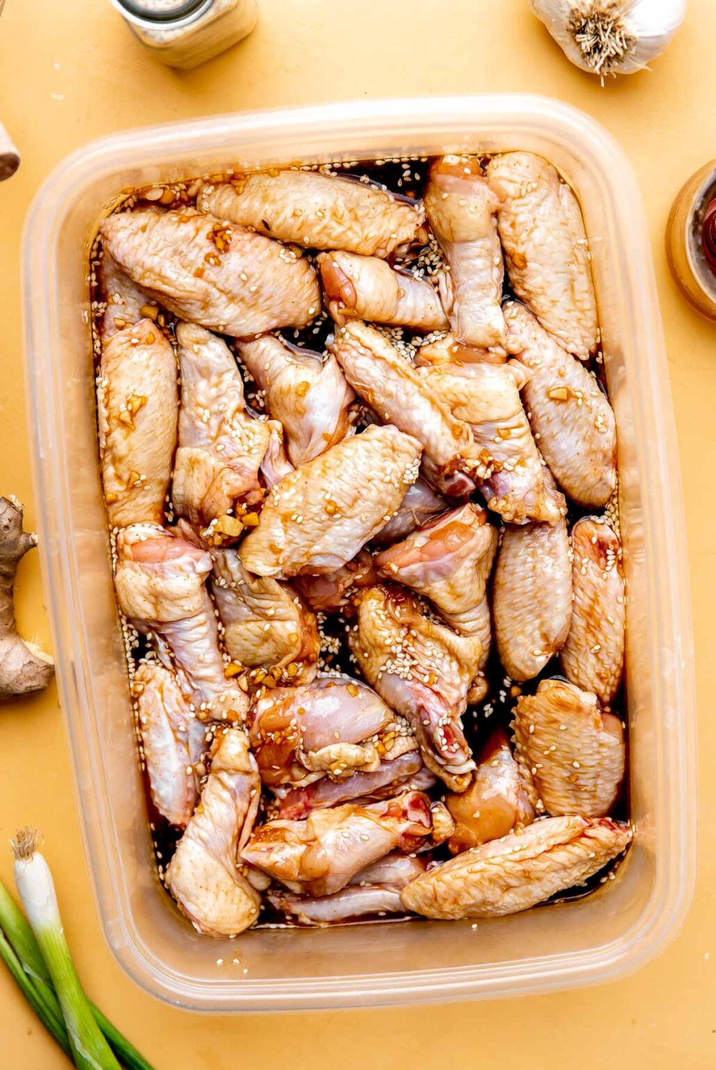 Baked Honey Sesame Chicken Wings | Plays Well With Butter