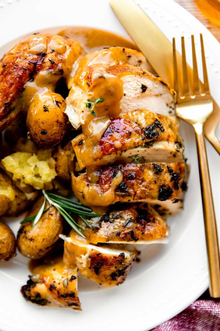Thanksgiving Chicken & Gravy | Plays Well With Butter