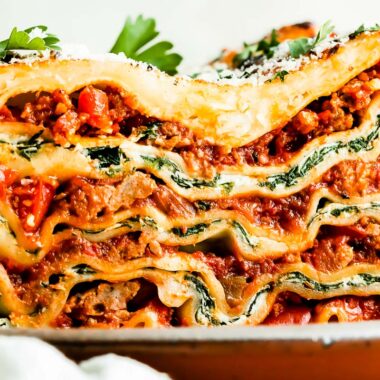 Lasagna for Two (Small Batch Lasagna Recipe) | PWWB