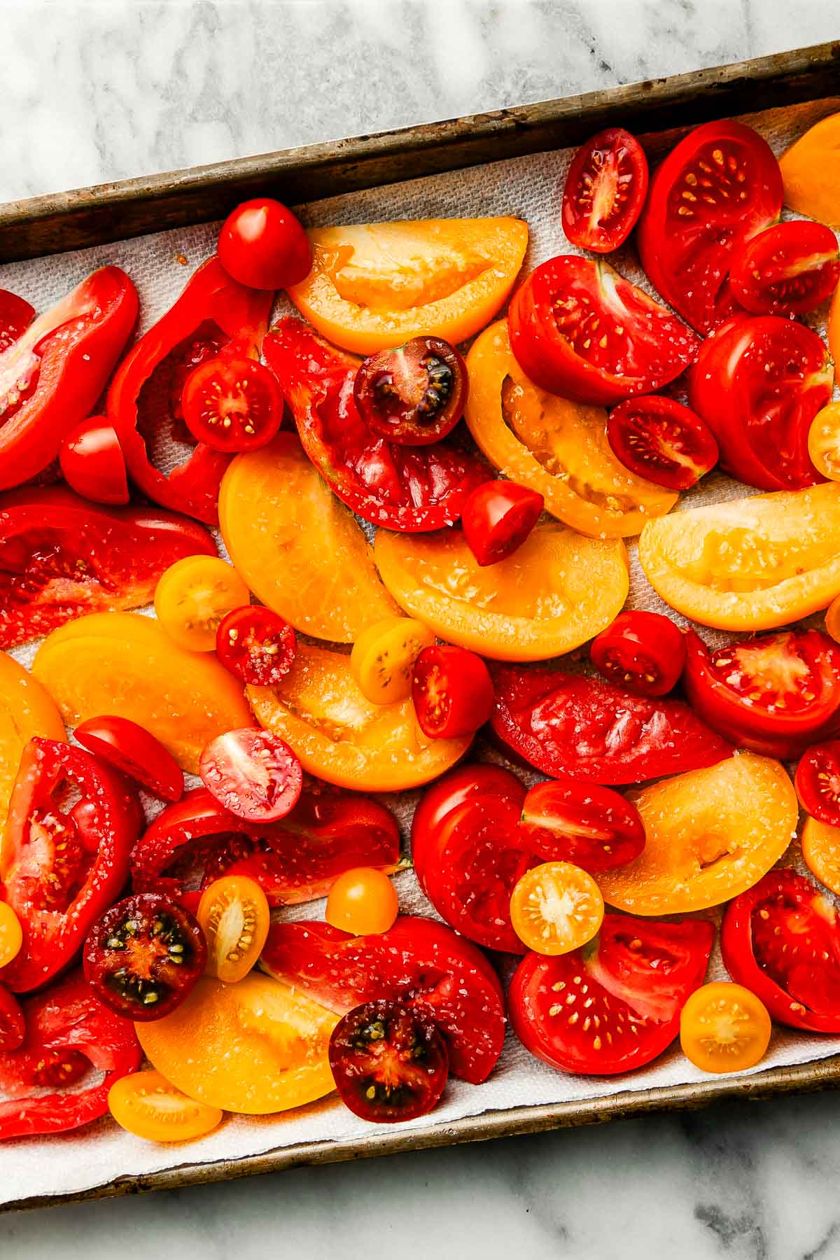 15-Minute Tomato Goat Cheese Salad with Breadcrumbs | PWWB