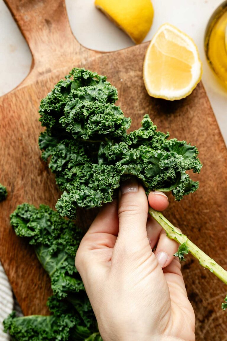 How to Massage Kale (A 2-Minute Step for Tender Kale Salads!)