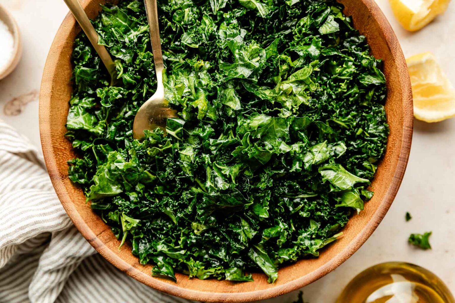 How to Massage Kale (A 2-Minute Step for Tender Kale Salads!)