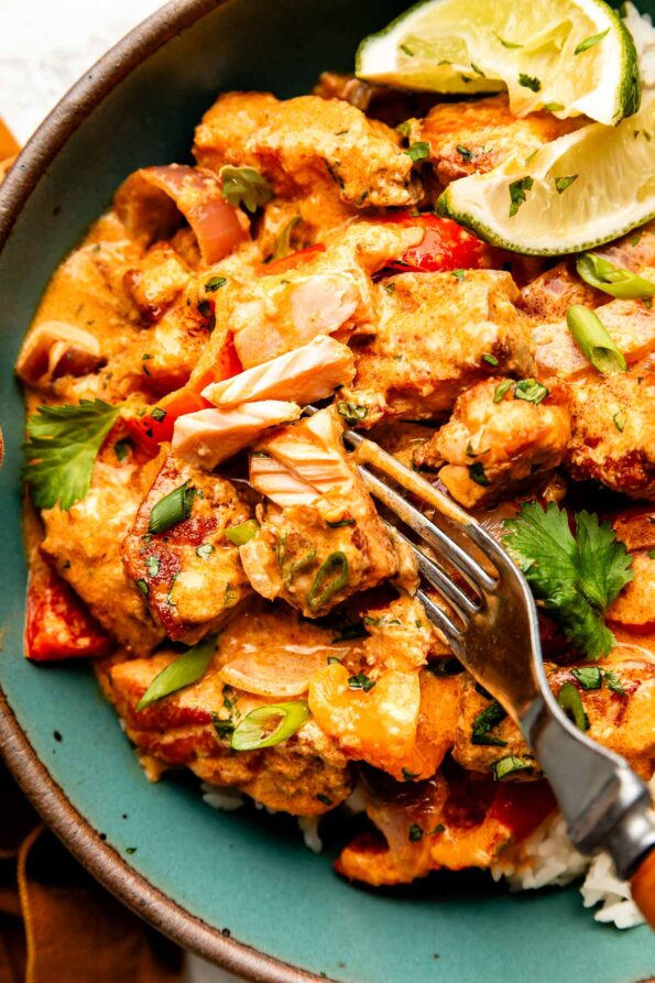 30-Minute Thai-Inspired Coconut Red Curry Salmon