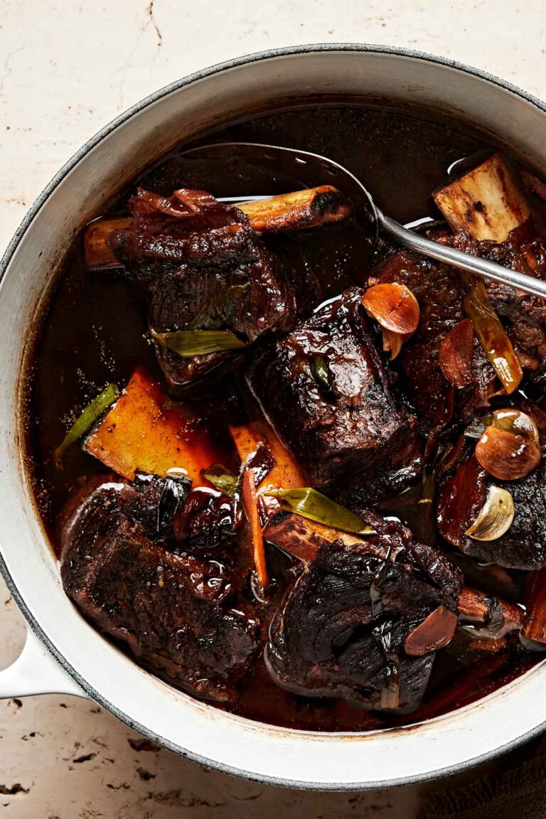 Succulent Soy Braised Short Ribs (Stove, Oven, or Slow Cooker)