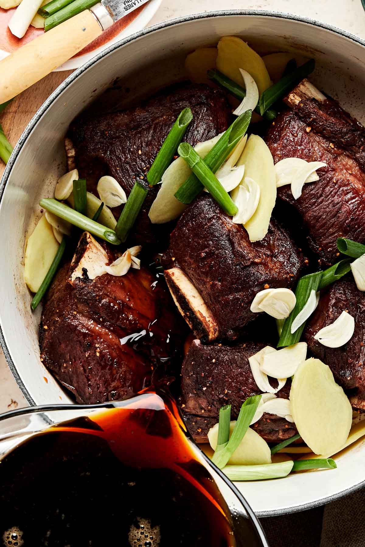 Succulent Soy Braised Short Ribs (Stove, Oven, or Slow Cooker)