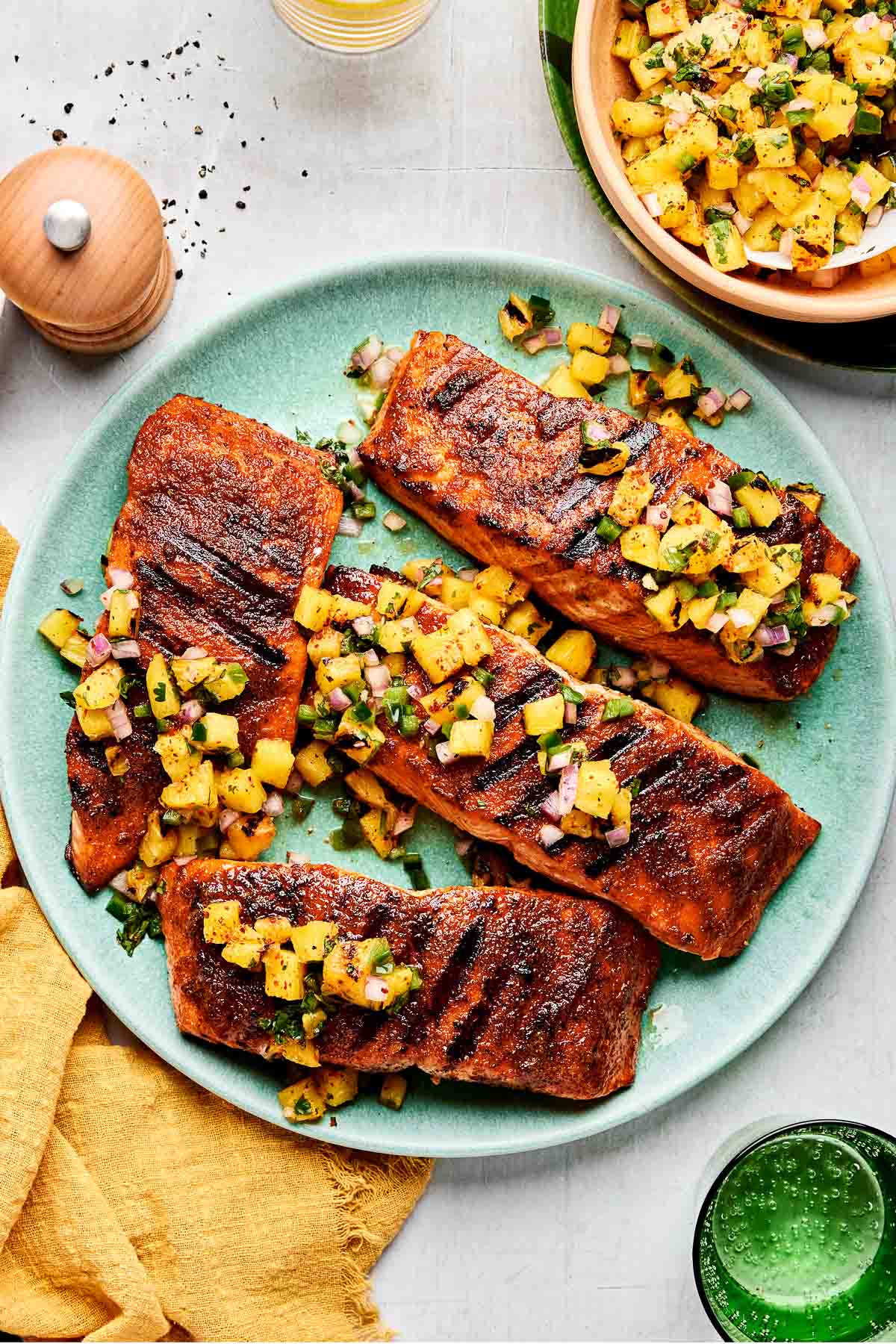 Perfect-Every-Time Grilled Salmon Fillets with Crispy Skin