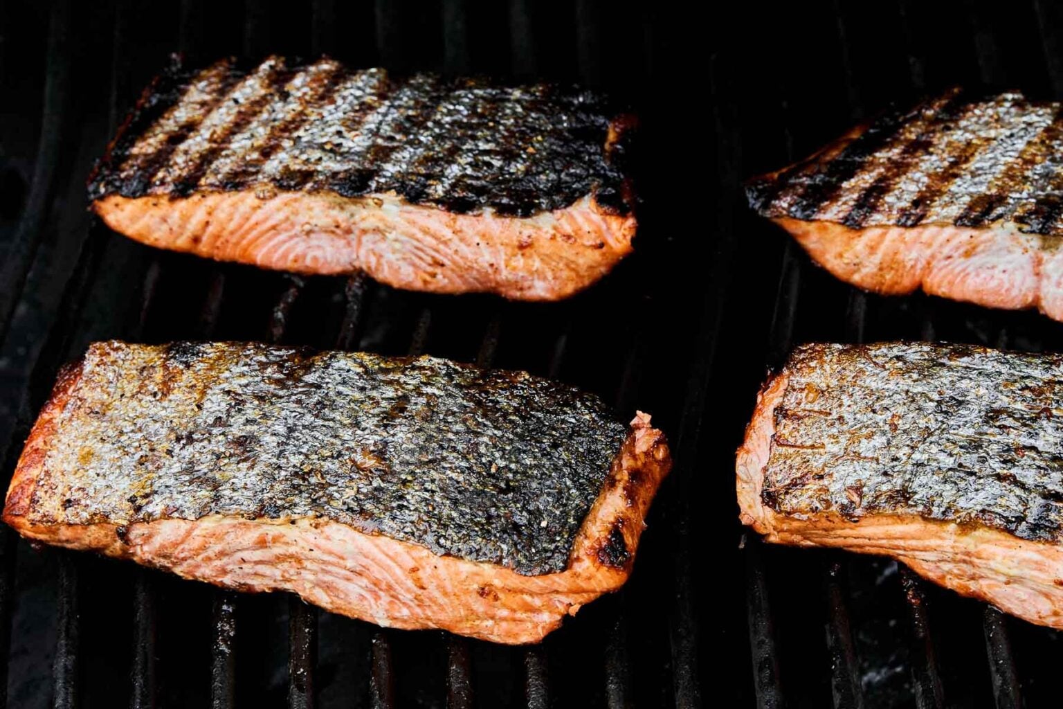 Perfect-Every-Time Grilled Salmon Fillets with Crispy Skin