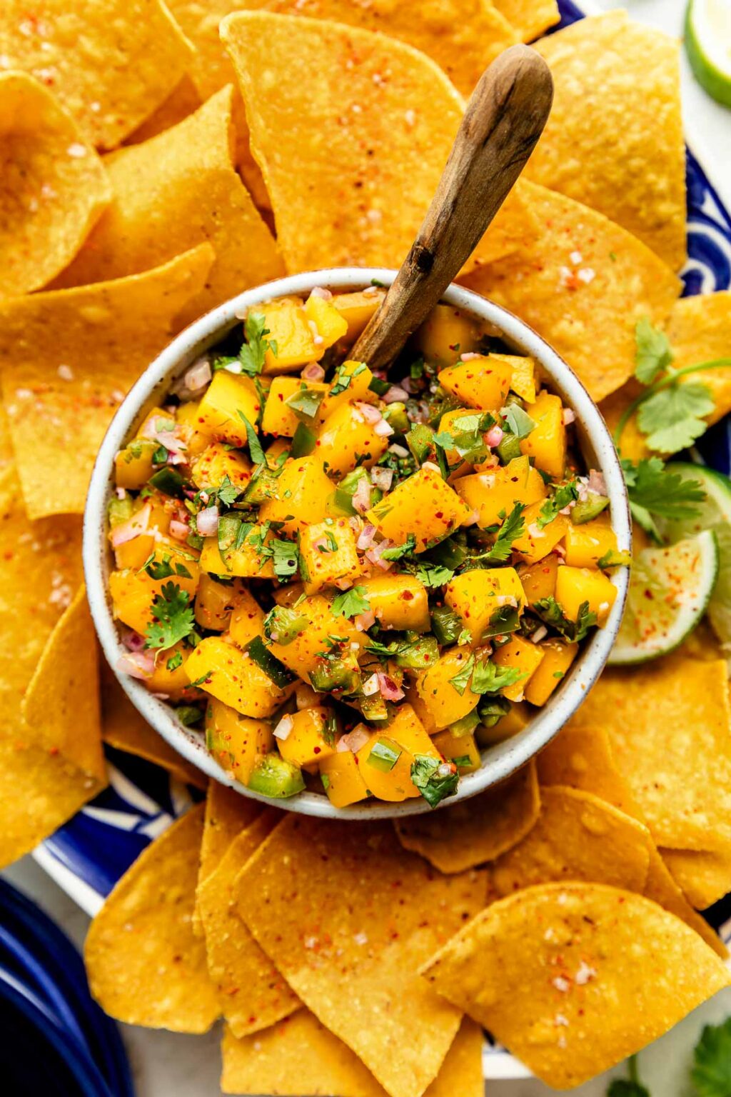 15-Minute Fresh Mango Salsa with Tajín (Vegan, Gluten-Free)