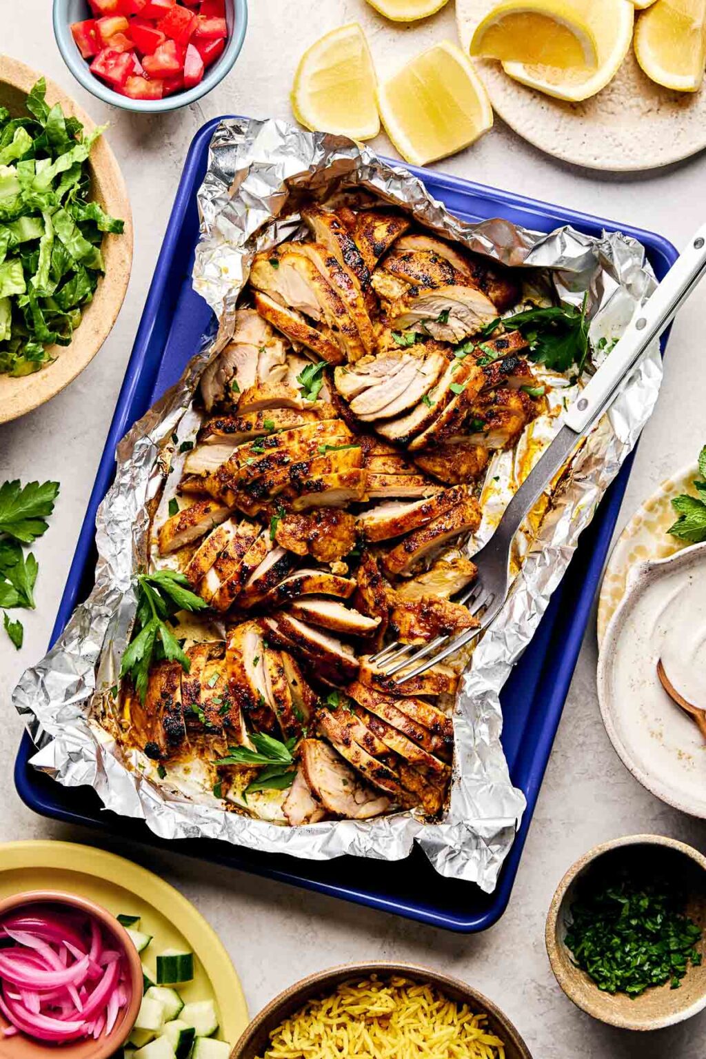Easy Oven-Roasted Chicken Shawarma (Super Caramelized)