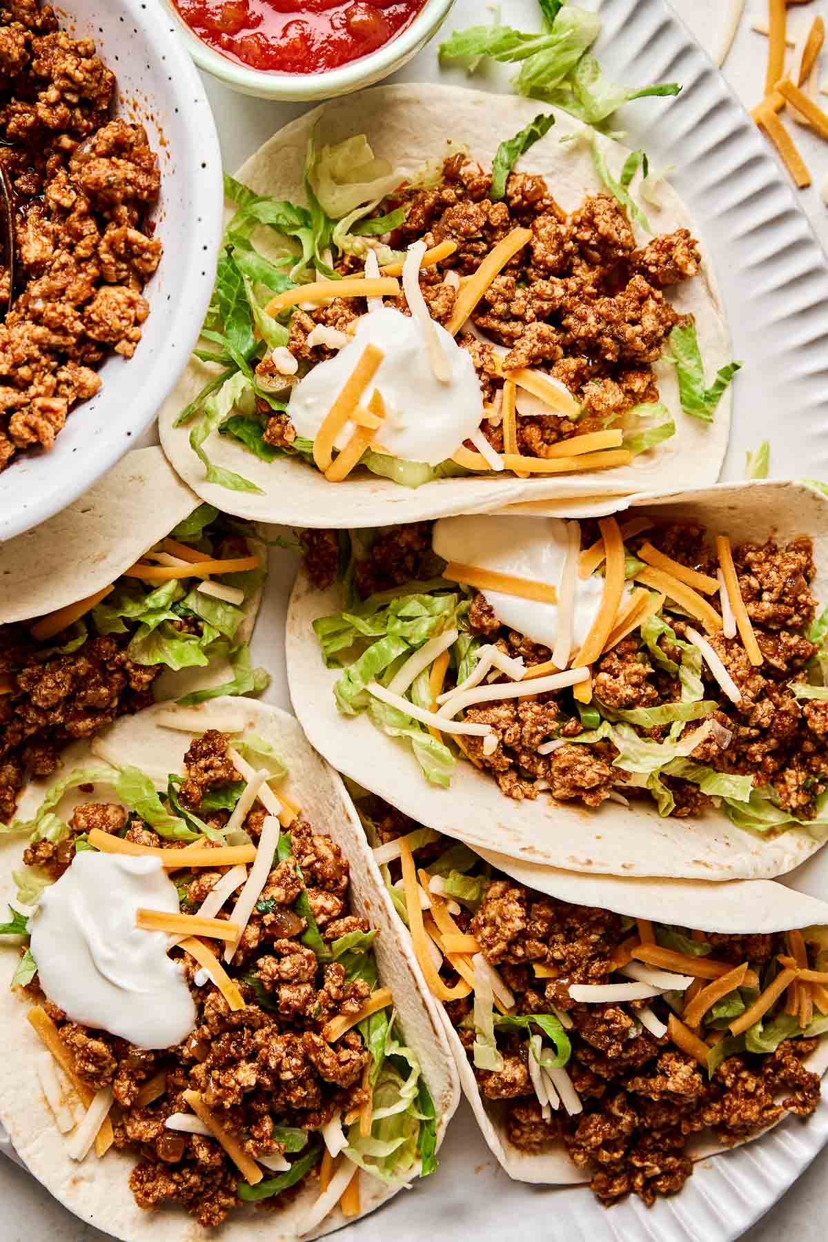 Once-A-Week Ground Chicken Tacos (Easy 15 Minute Dinner)