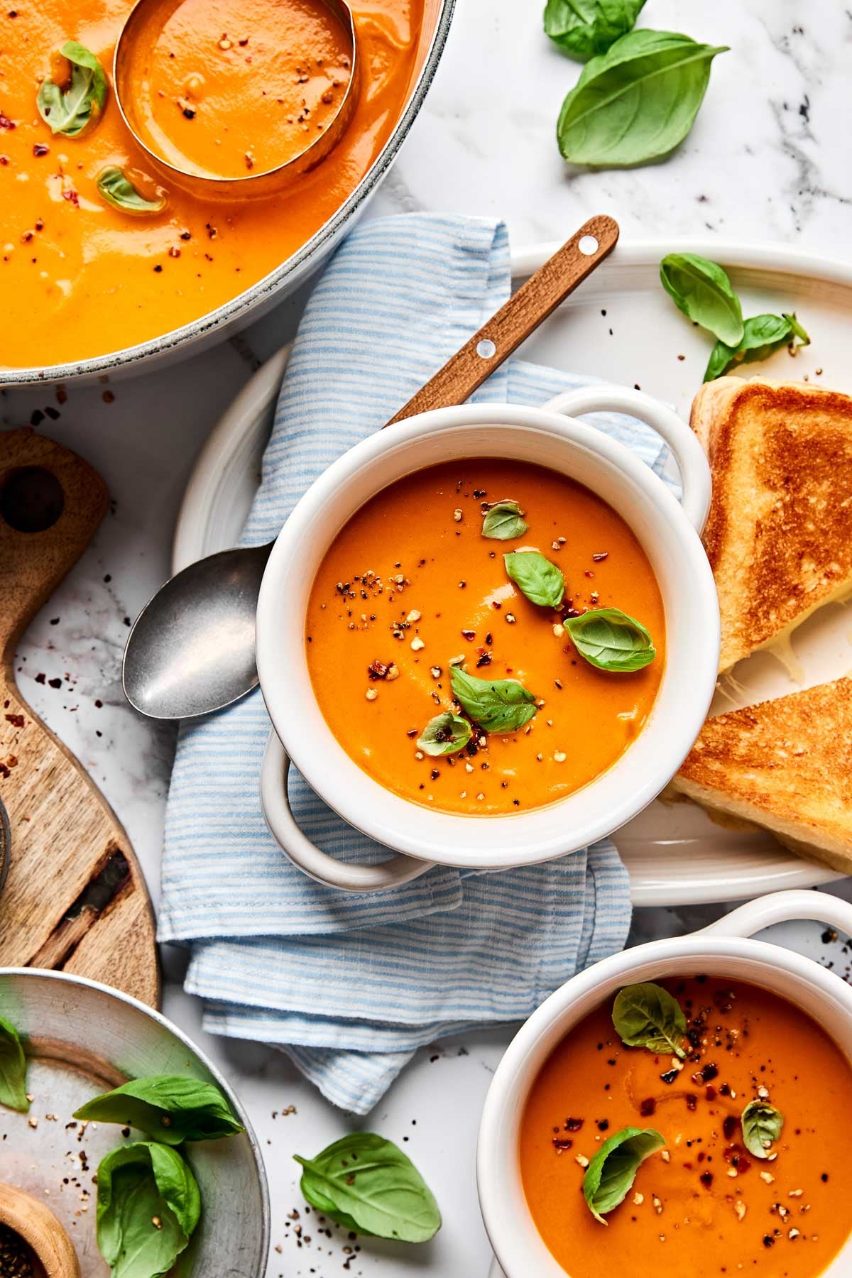 Middle-of-Winter Creamy Tomato Soup (with Canned Tomatoes!)